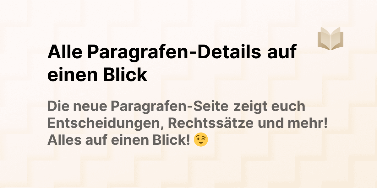 Alle Paragrafen-Details auf einen Blick | GesetzeFinden.at